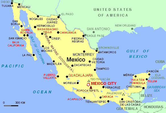 Matamoros Mexico Map